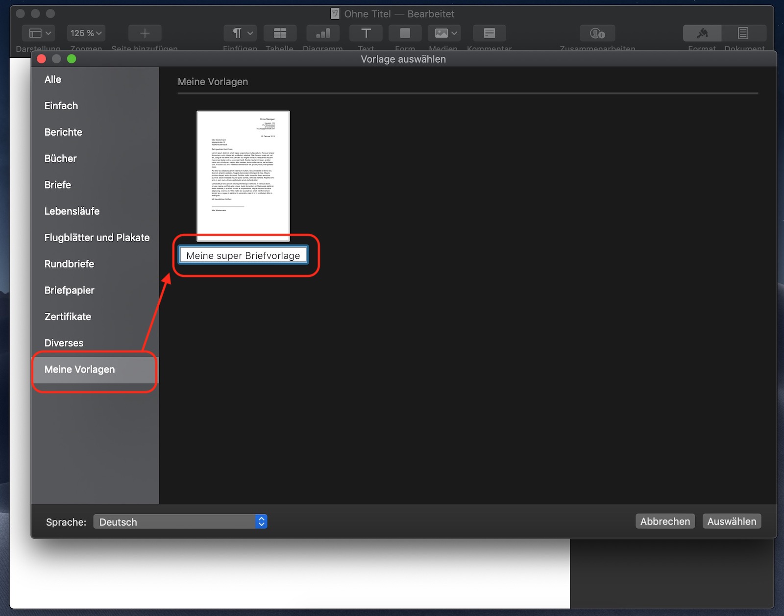 Apple Pages: Vorlagen erstellen - So einfach geht es