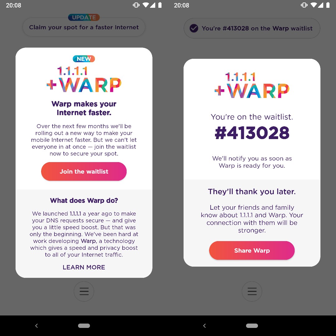 Cloudflare Warp VPN - RandomBrick.de